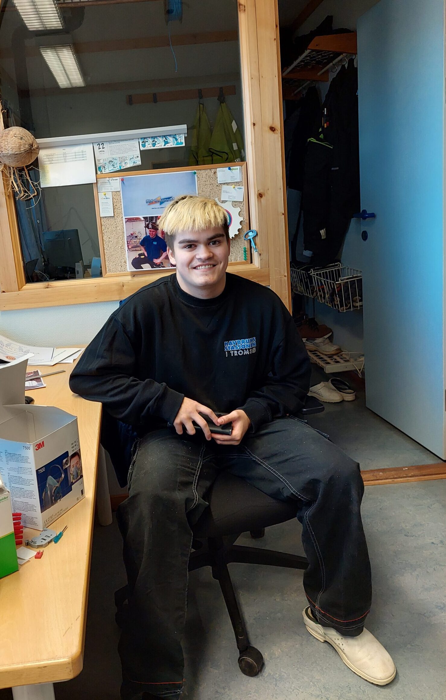 Utplasseringselev Mathias Jensen | Havbruksstasjonen